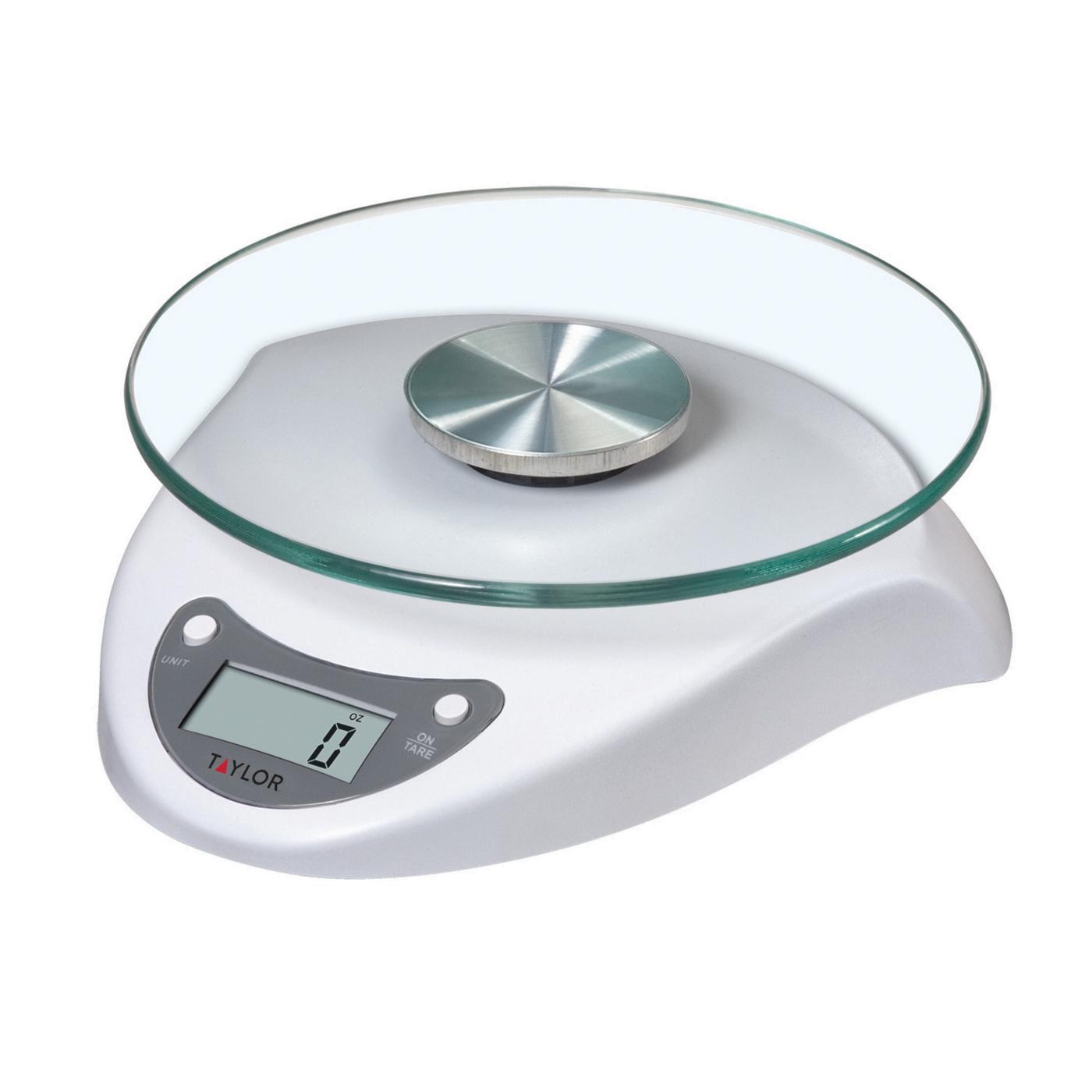 Taylor Glass Platform Digital Kitchen Scale - White - Shop Utensils ...