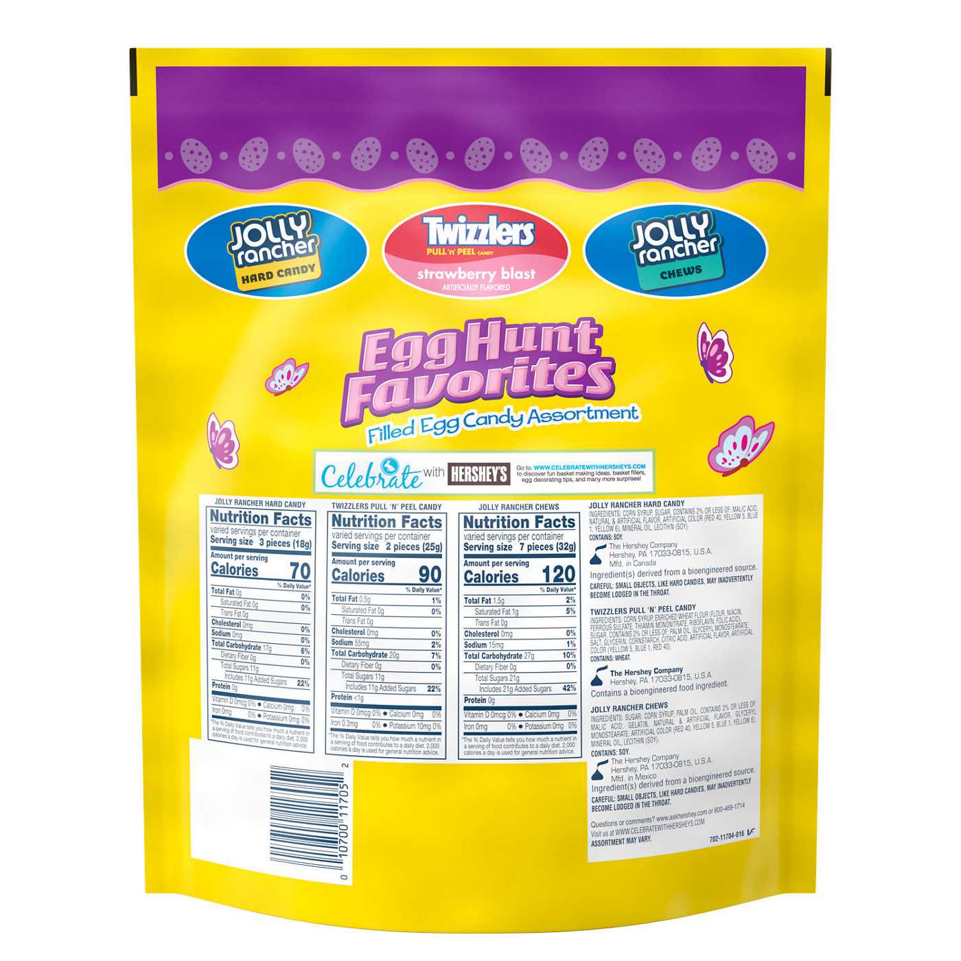 Jolly Rancher & Twizzlers Assorted Candy-Filled Easter Eggs - Shop ...