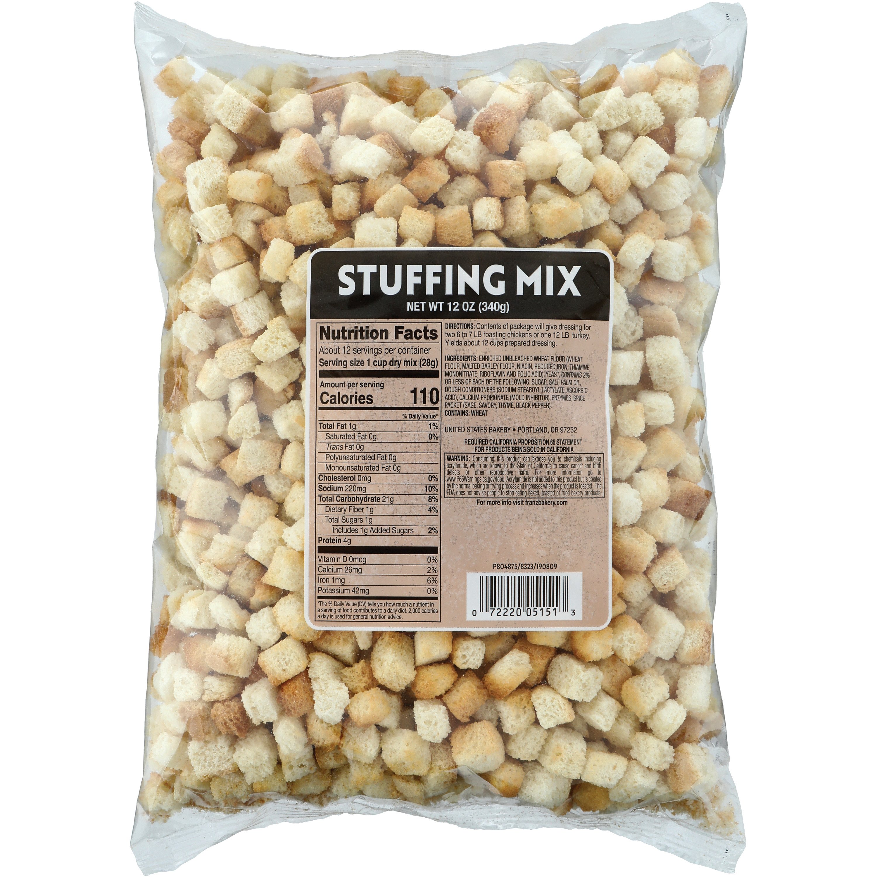 Franz Bakery Holiday Stuffing Mix - Shop Breading & crumbs at H-E-B