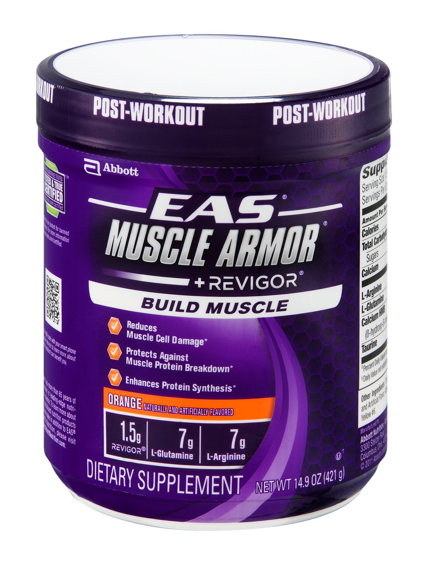 EAS Muscle Armor Build Muscle Orange Dietary Supplement - Shop Diet ...