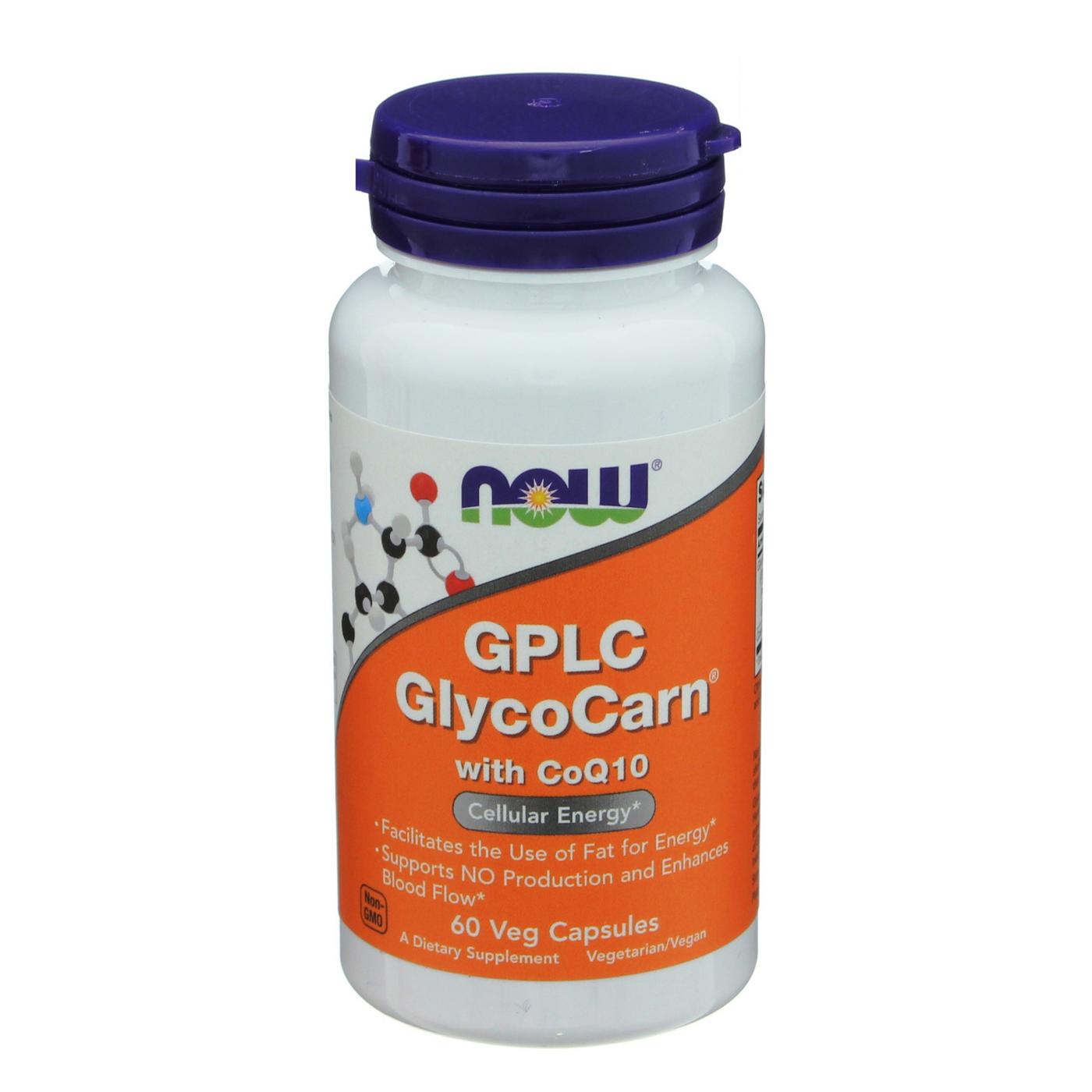 NOW GPLC GlycoCarn with CoQ10 Vcaps - Shop Diet & Fitness at H-E-B
