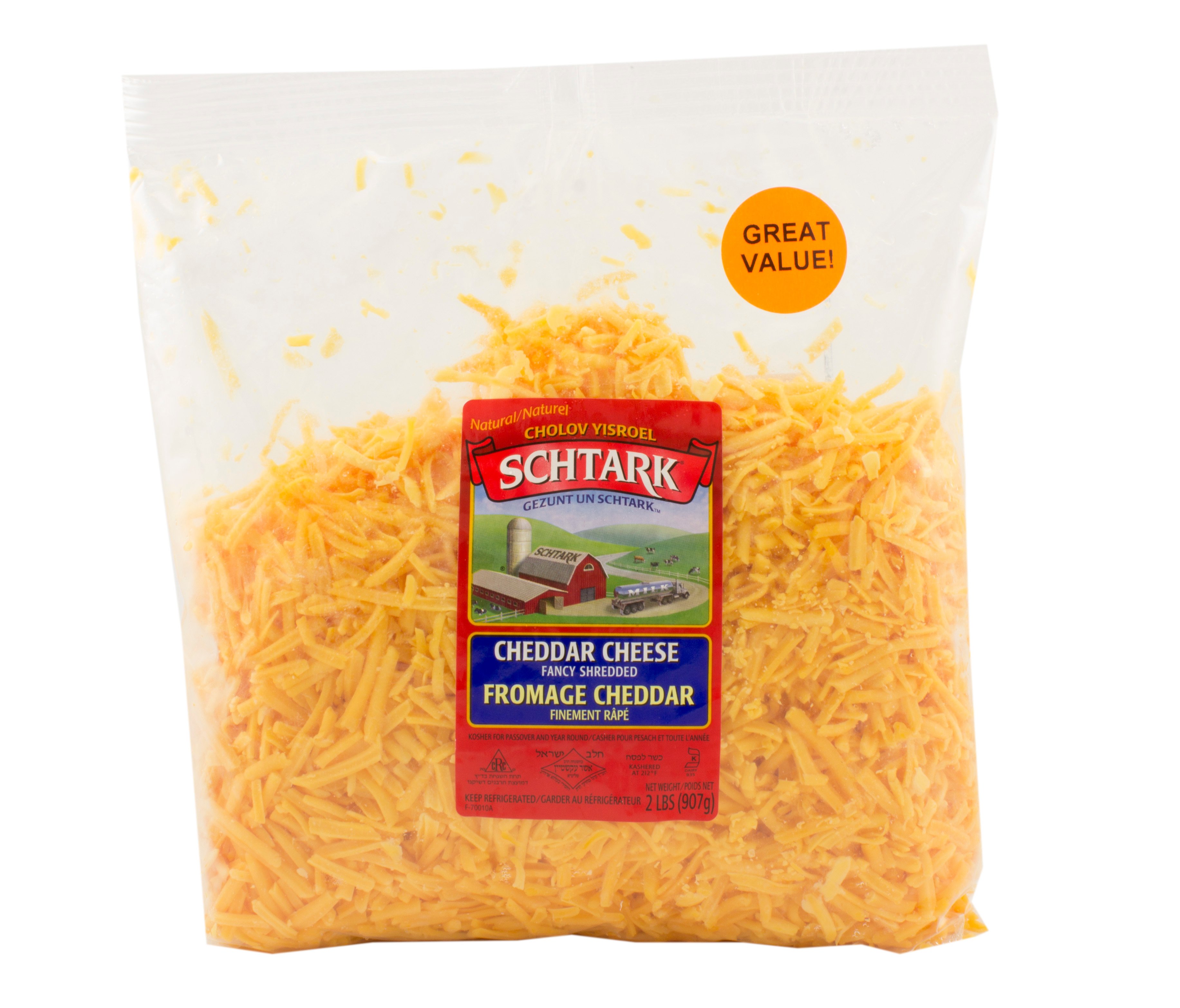 Schtark Shredded Cheddar Cheese - Shop Cheese at H-E-B