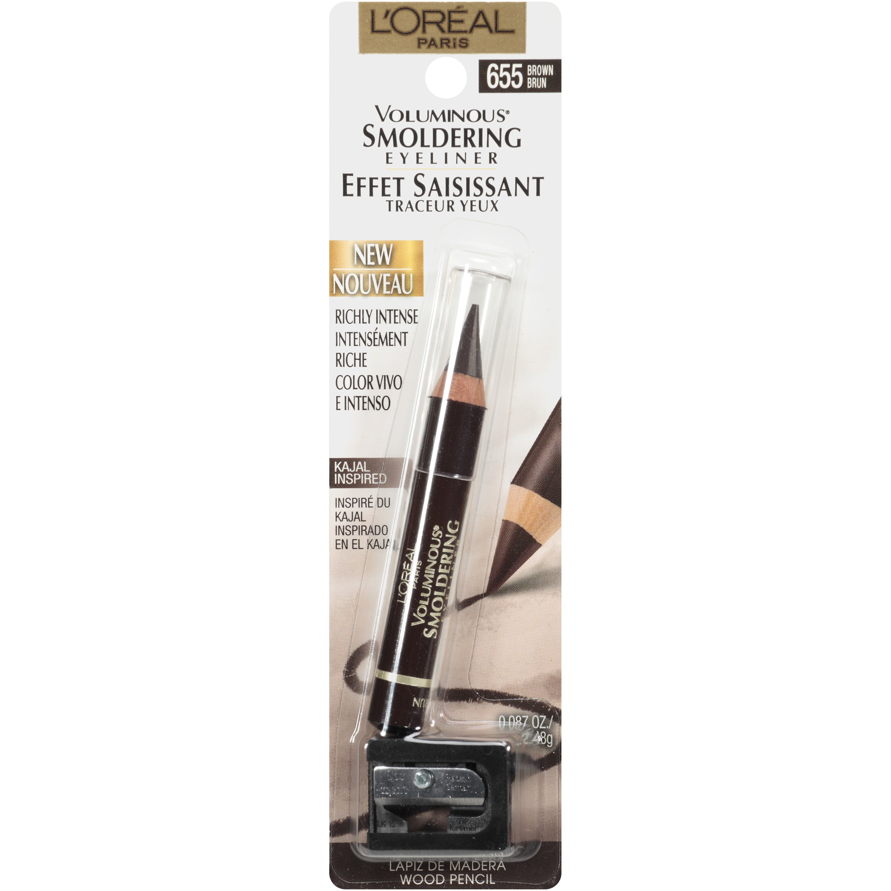 L'Oreal Paris Voluminous Brown Smoldering Eyeliner - Shop Eyeliner at H-E-B