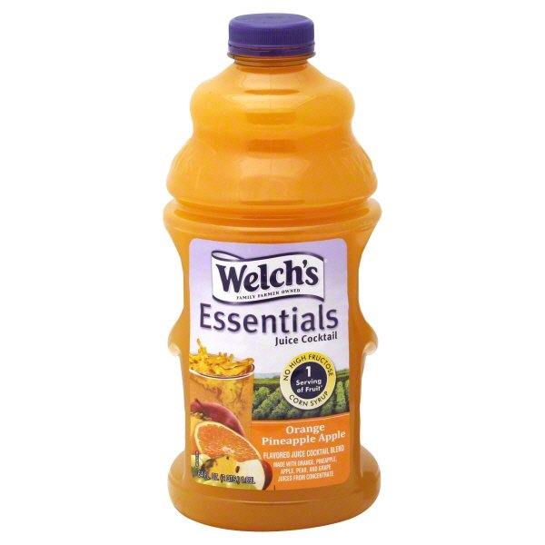 Welch's Essentials Orange Pineapple Apple Juice Cocktail - Shop Juice ...