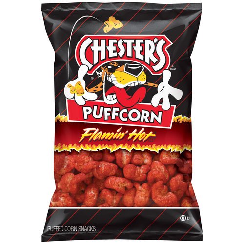 Chester's Flamin' Hot Puffcorn - Shop Chips at H-E-B
