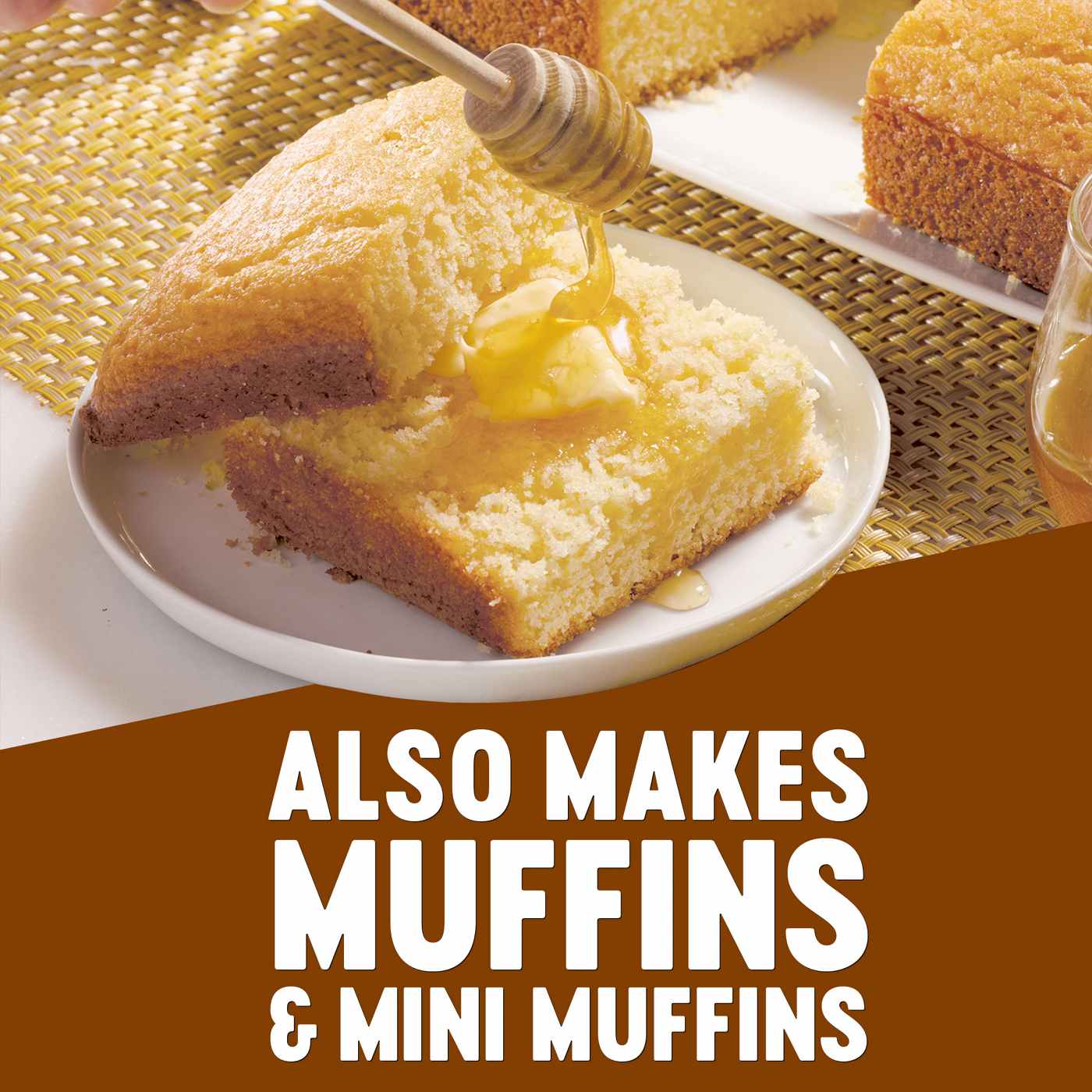 Krusteaz Honey Cornbread & Muffin Mix - Shop Baking mixes at H-E-B