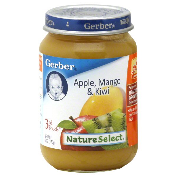 Gerber 3rd Foods NatureSelect Apple Mango and Kiwi - Shop Baby food at ...