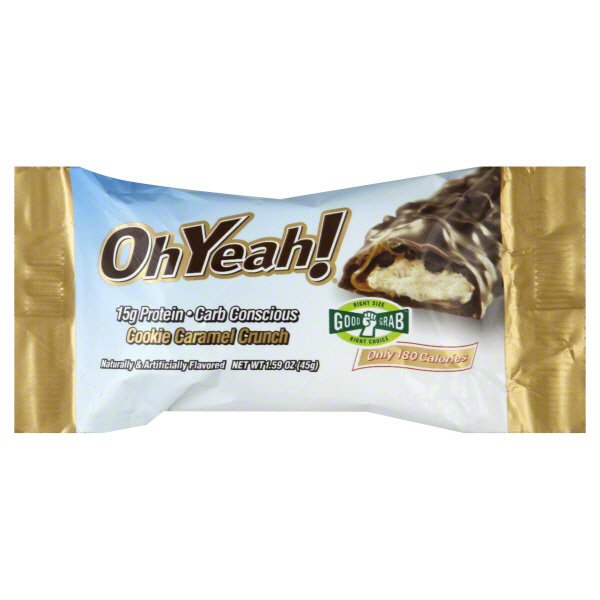 Oh Yeah! Cookie Caramel Crunch Protein Bar - Shop Diet & fitness at H-E-B