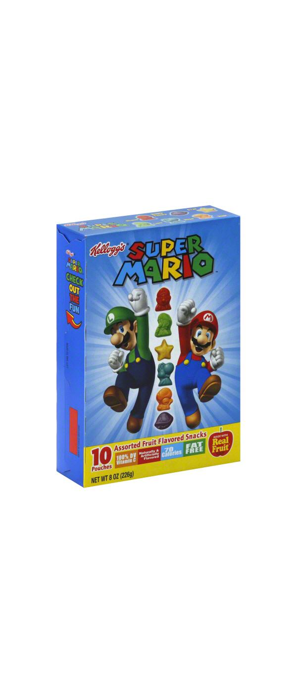 Kellogg's Super Mario Assorted Fruit Flavored Snacks - Shop Fruit ...