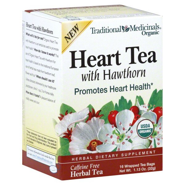 Traditional Medicinals Organic Heart Tea With Hawthorn Tea Bags - Shop ...