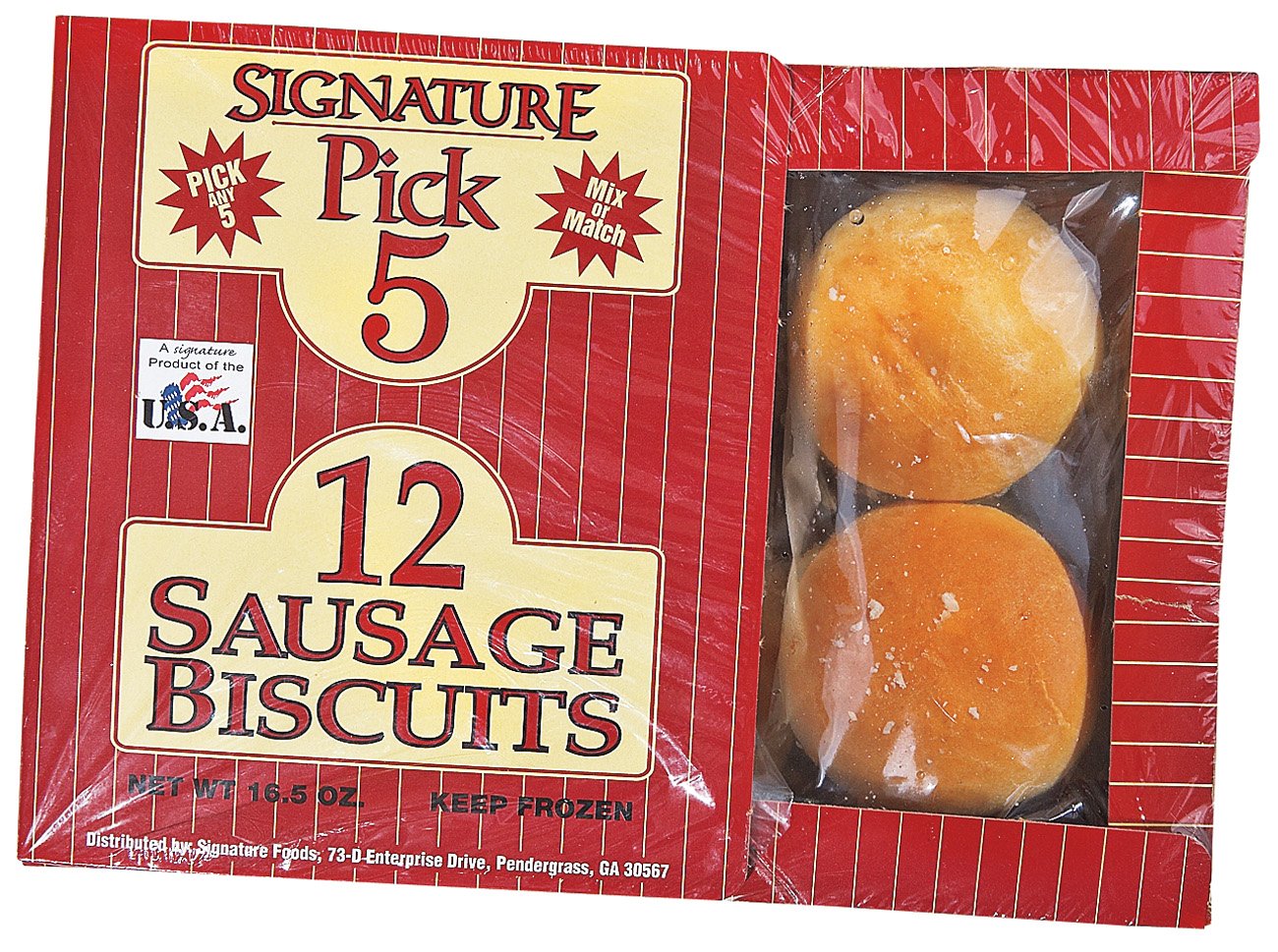 Signature Pick 5 Sausage Biscuits - Shop Sandwiches at H-E-B