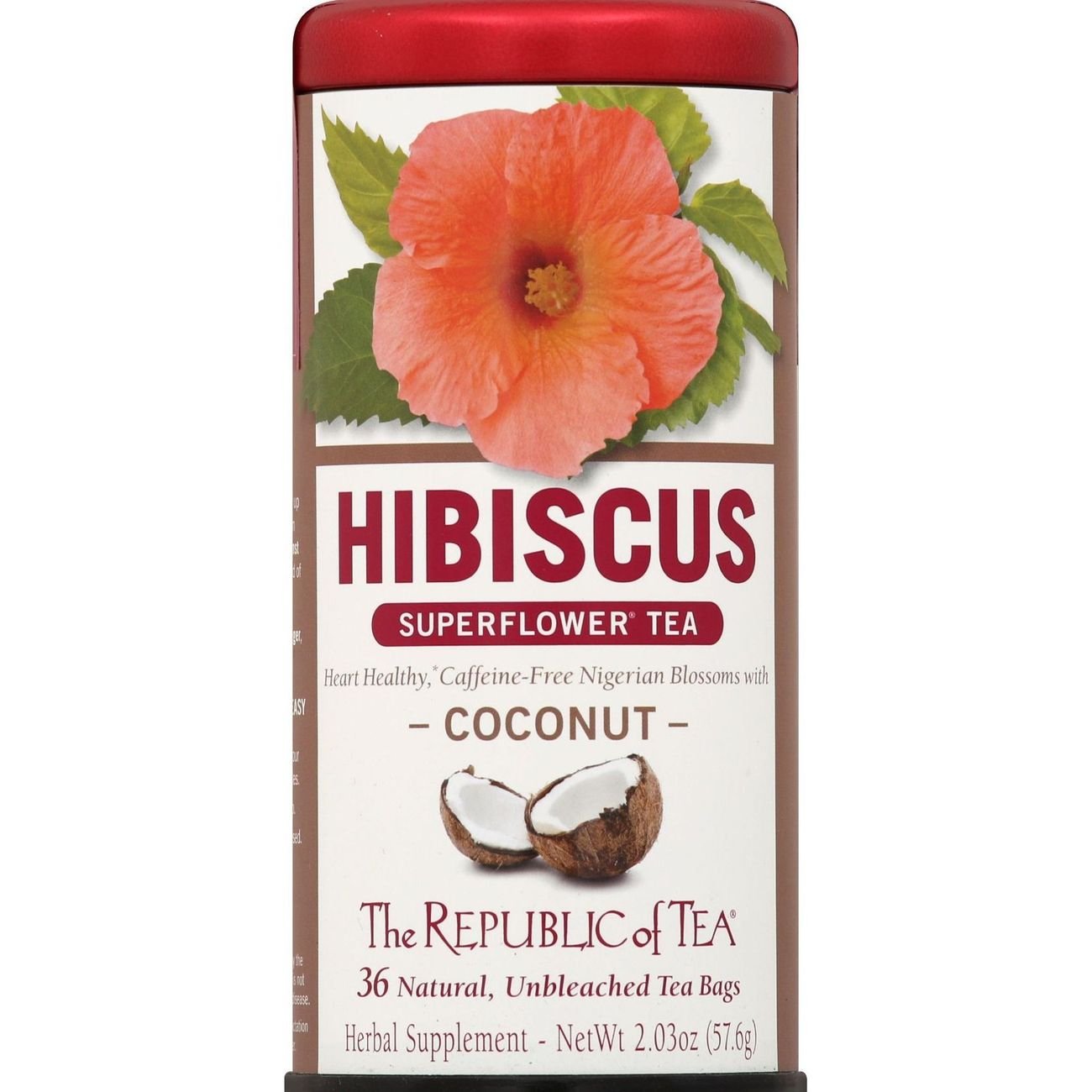 The Republic of Tea Coconut Hibiscus Herb Tea - Shop at H-E-B