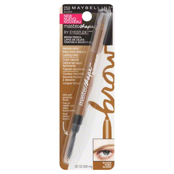 Maybelline New York Master Shape by Eye Studio Blonde 250 Brow Pencil ...