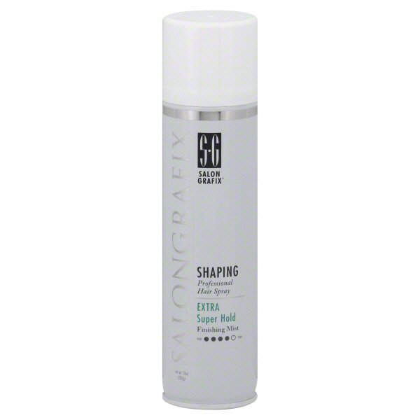 Salon Grafix Extra Super Hold Shaping Professional Hair Spray - Shop ...