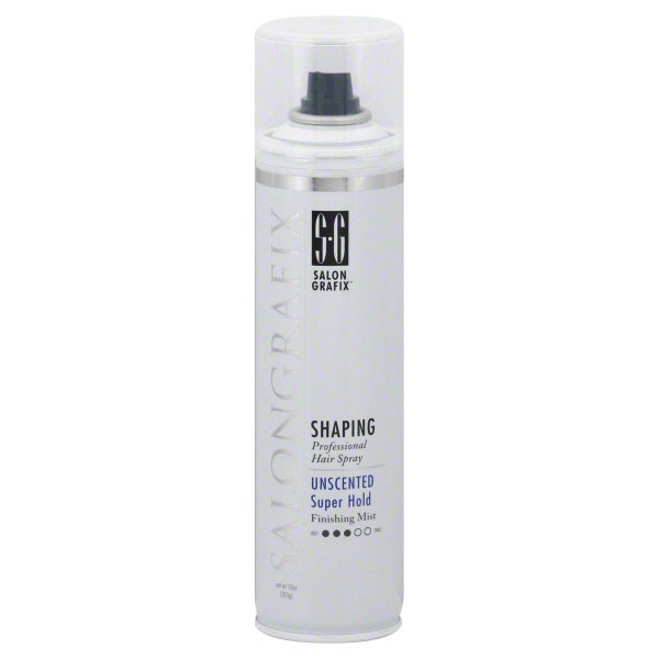 Salon Grafix Super Hold Shaping Professional Unscented Hair Spray ...