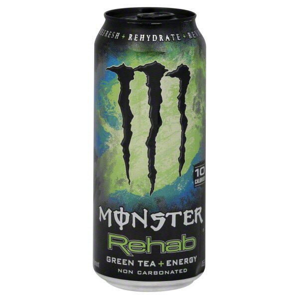 Monster Rehab Green Tea + Energy Drink - Shop Sports & Energy Drinks at ...