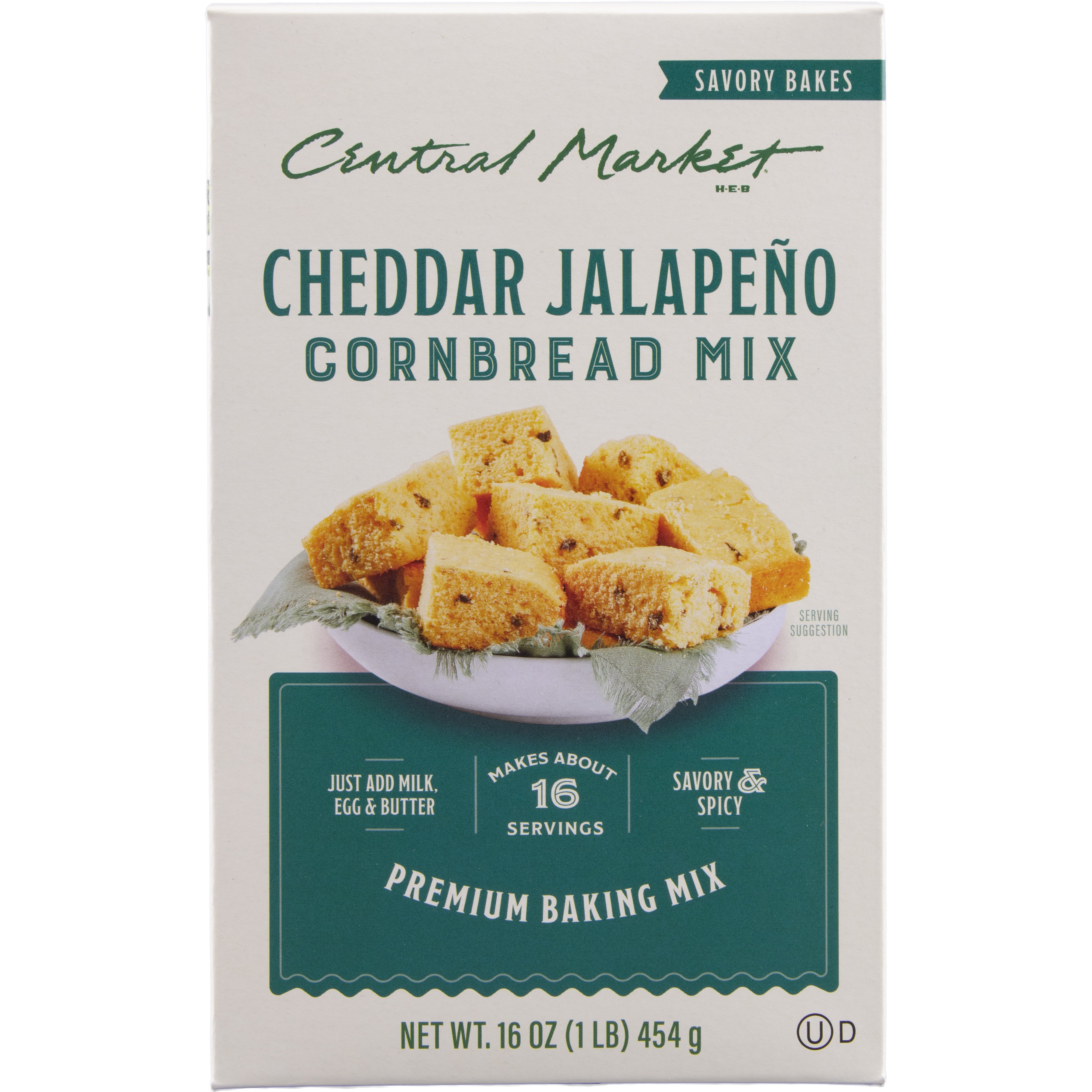 Central Market Cheddar Jalapeño Cornbread Mix - Shop Baking mixes at H-E-B