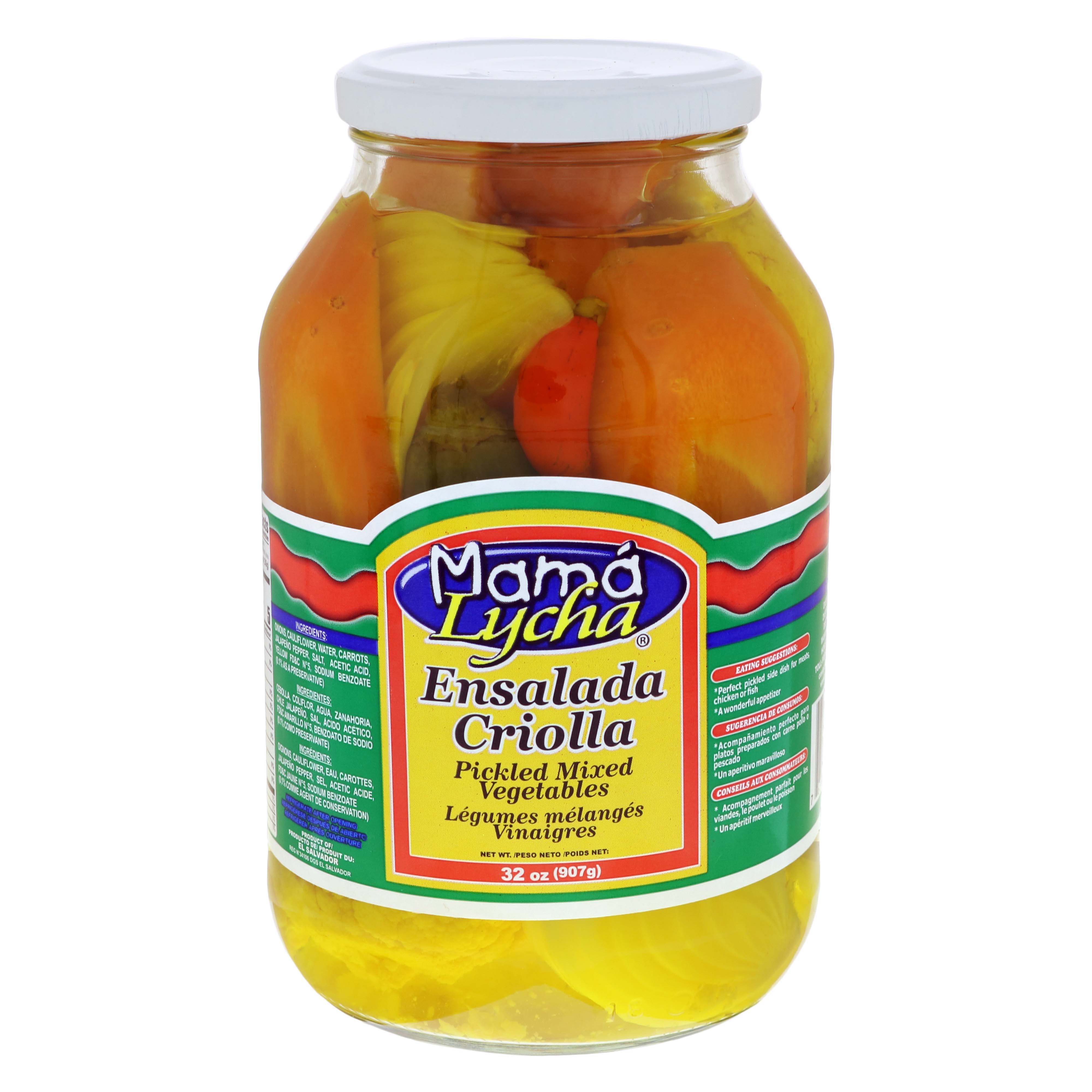 Mama Lycha Ensalada Criolla Pickled Mixed Vegetables - Shop Mixed ...