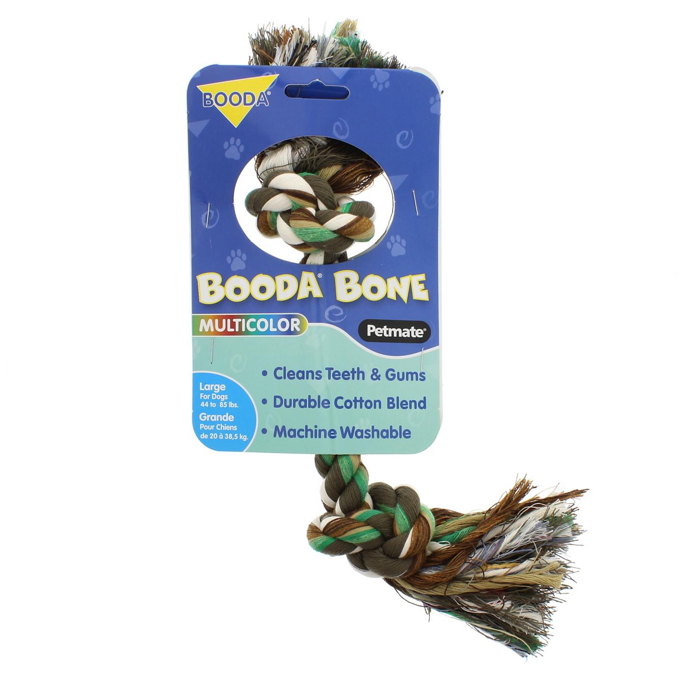 Booda Large Multicolor Bone, Assorted Colors - Shop Rope & Tug Toys at ...