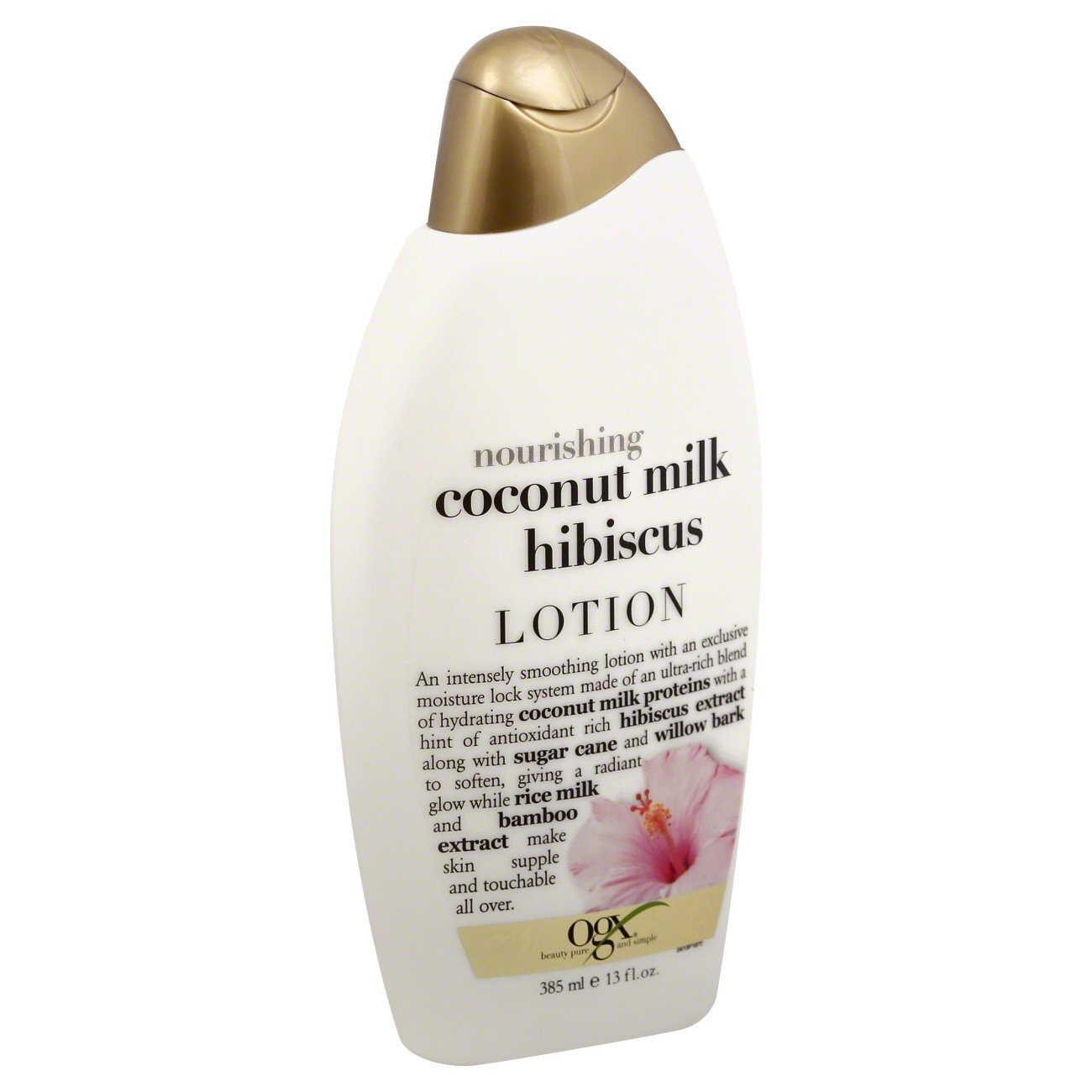 OGX Nourishing Coconut Milk Hibiscus Lotion - Shop Body lotion at H-E-B
