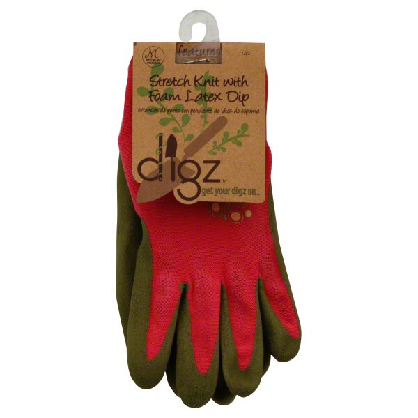 Digz Stretch Knit with Foam Latex Dip Gloves - Shop Safety goggles ...