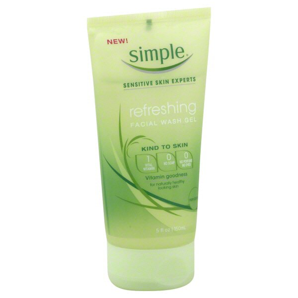 Simple Refreshing Facial Wash Gel - Shop Facial cleansers & scrubs at H-E-B