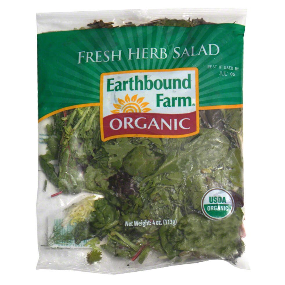 Earthbound Farm Organic Fresh Herb Salad - Shop Lettuce & leafy greens ...