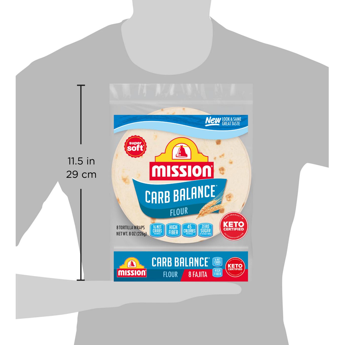 Mission Carb Balance Flour Tortillas, Fajita Size - Shop Tortillas at H-E-B