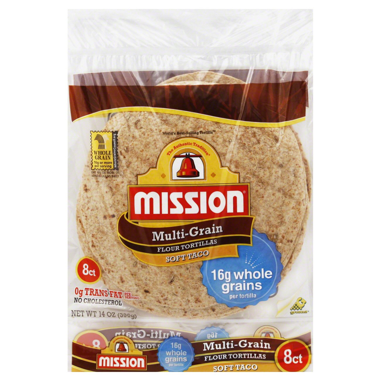 Mission Multi-grain Medium Flour Tortillas - Shop Tortillas at H-E-B