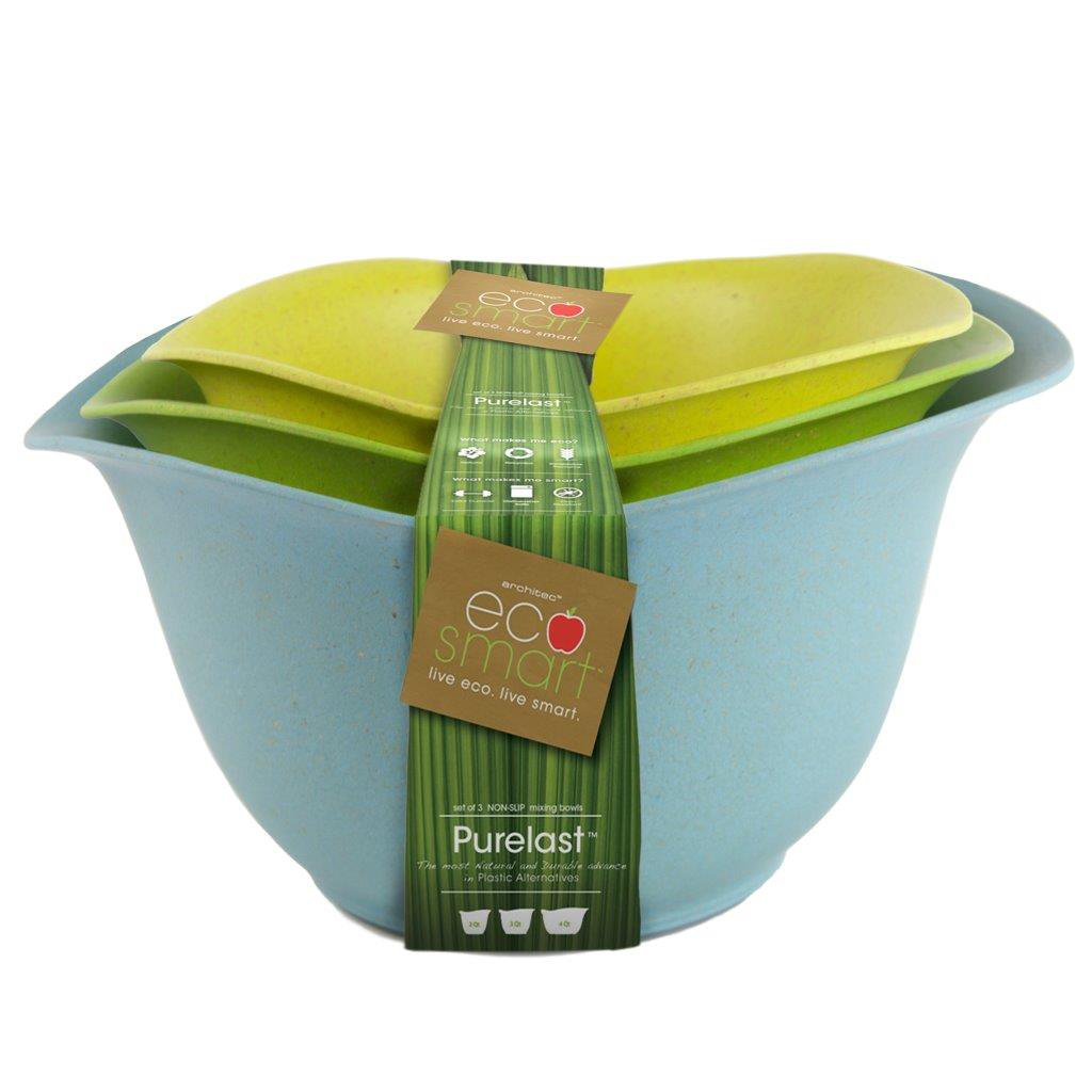 Architec EcoSmart Purelast Green Mixing Bowls, EACH | Central Market ...