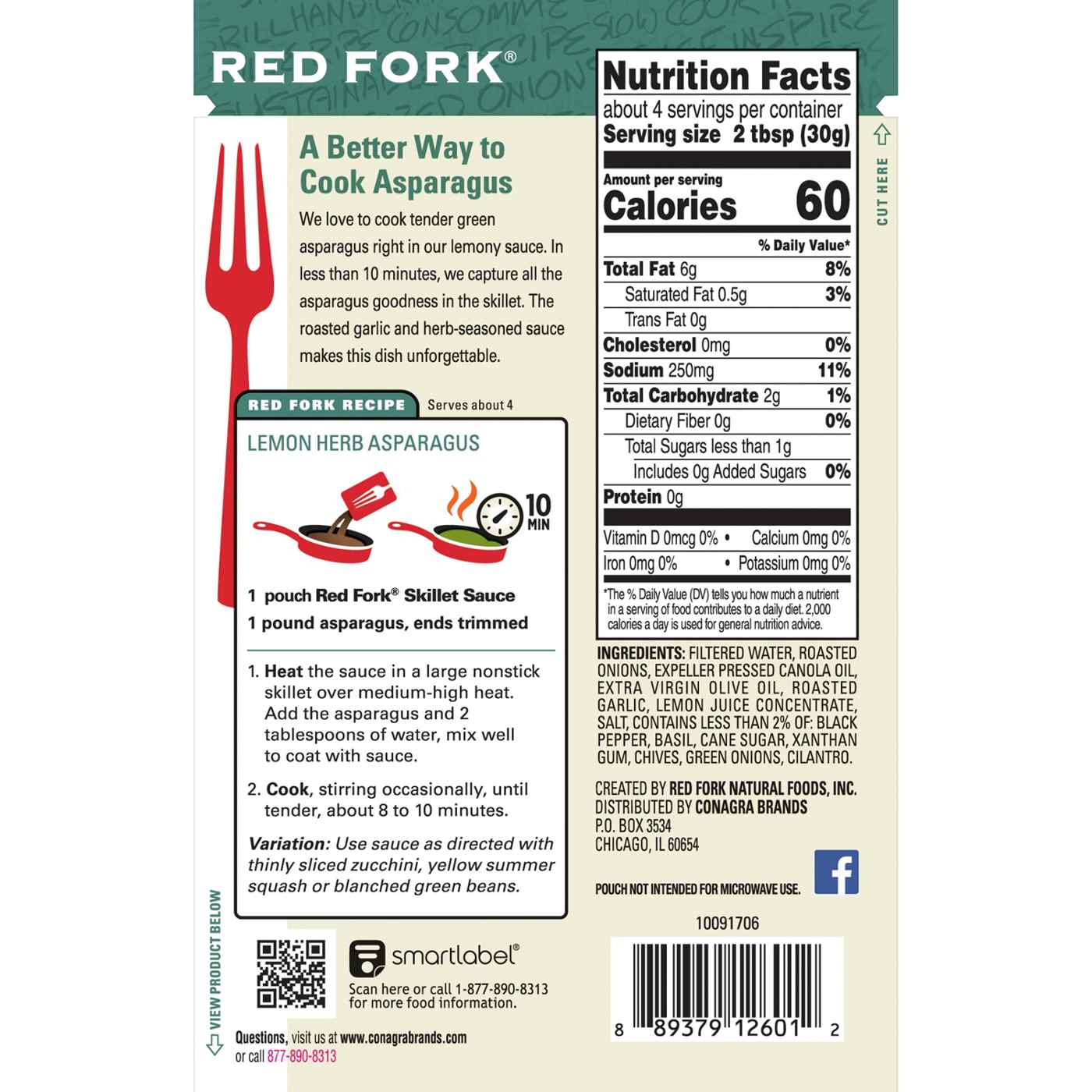 Red Fork Lemon Herb Asparagus Seasoning Sauce - Shop Spice mixes at H-E-B