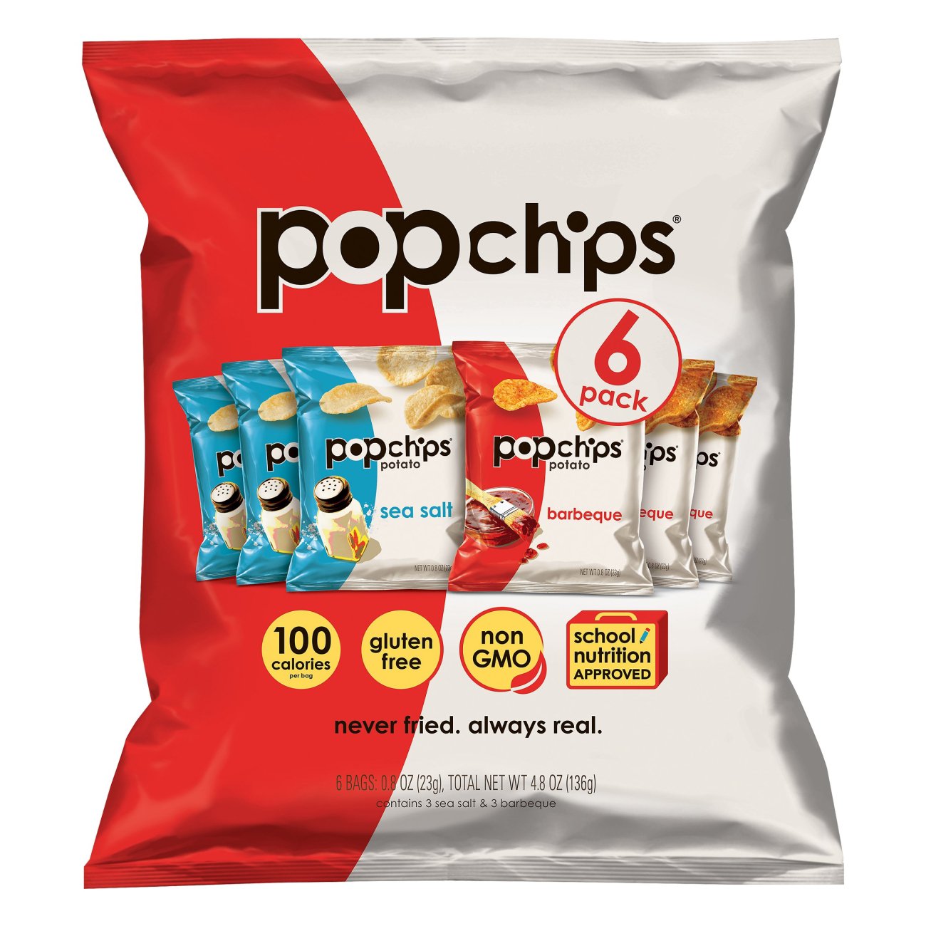 Popchips Assorted Popped Chip Snack - Shop Chips at H-E-B
