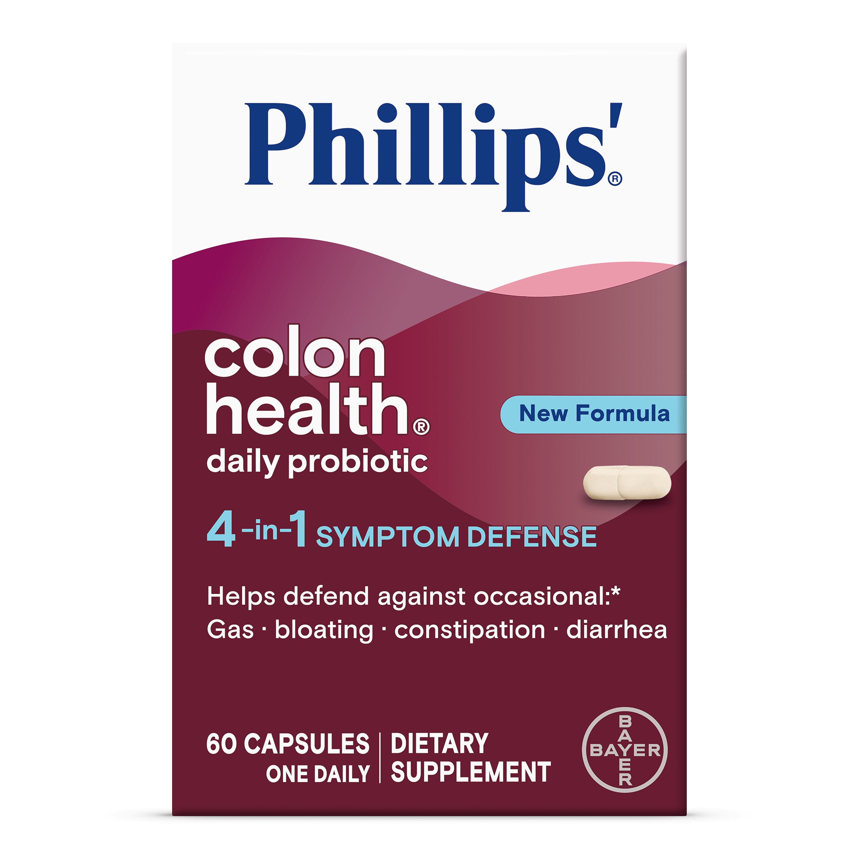 Phillips Daily Care Colon Health Probiotic Capsules, 60 ct | Central ...
