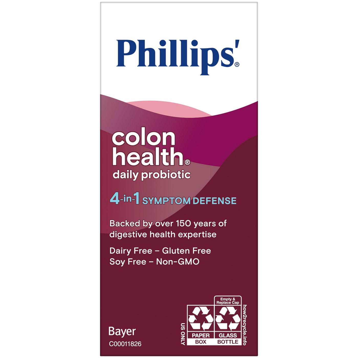 Phillips Daily Care Colon Health Probiotic Capsules - Shop Diet ...