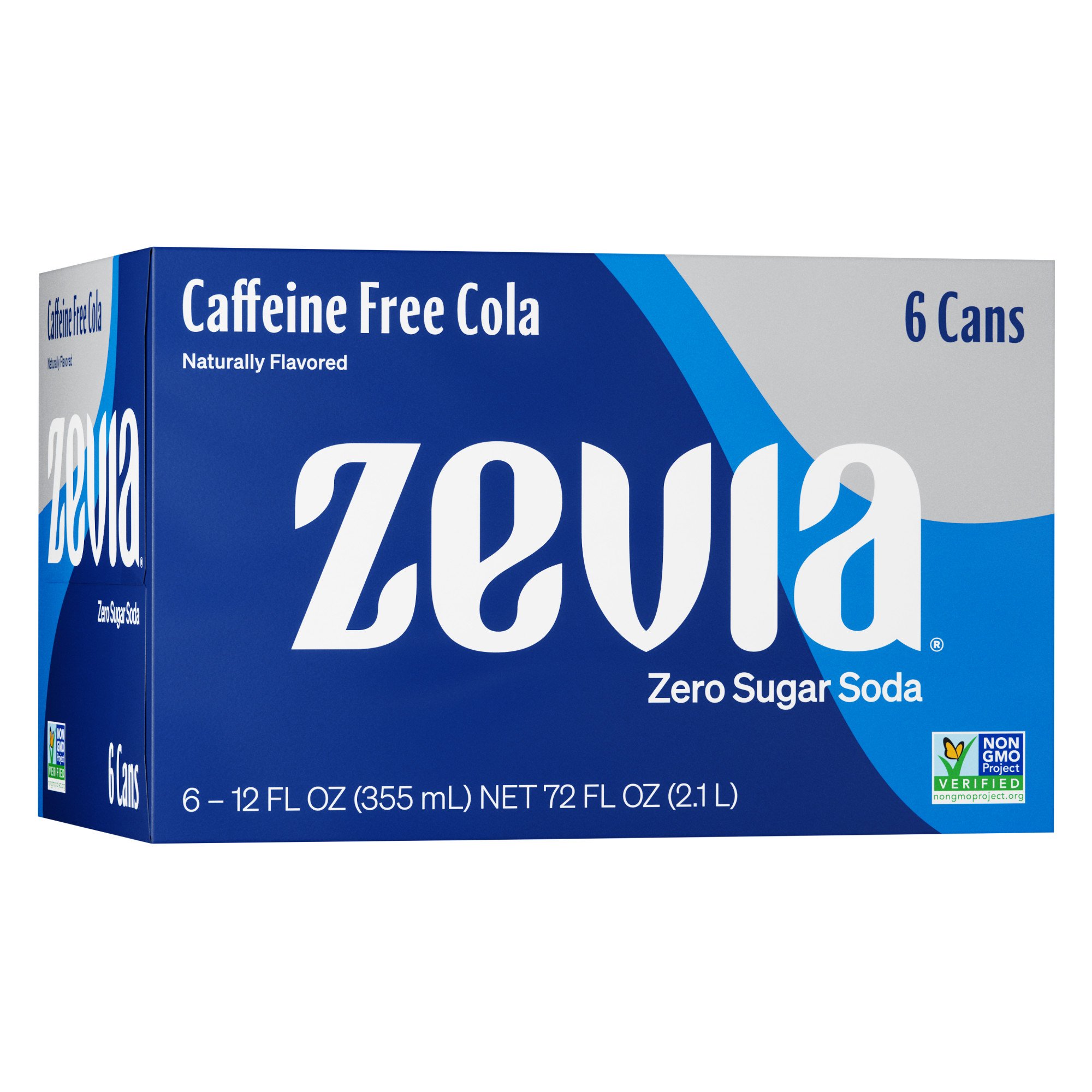 Zevia Caffeine Free Cola Soda 6 pk Cans - Shop Soda at H-E-B