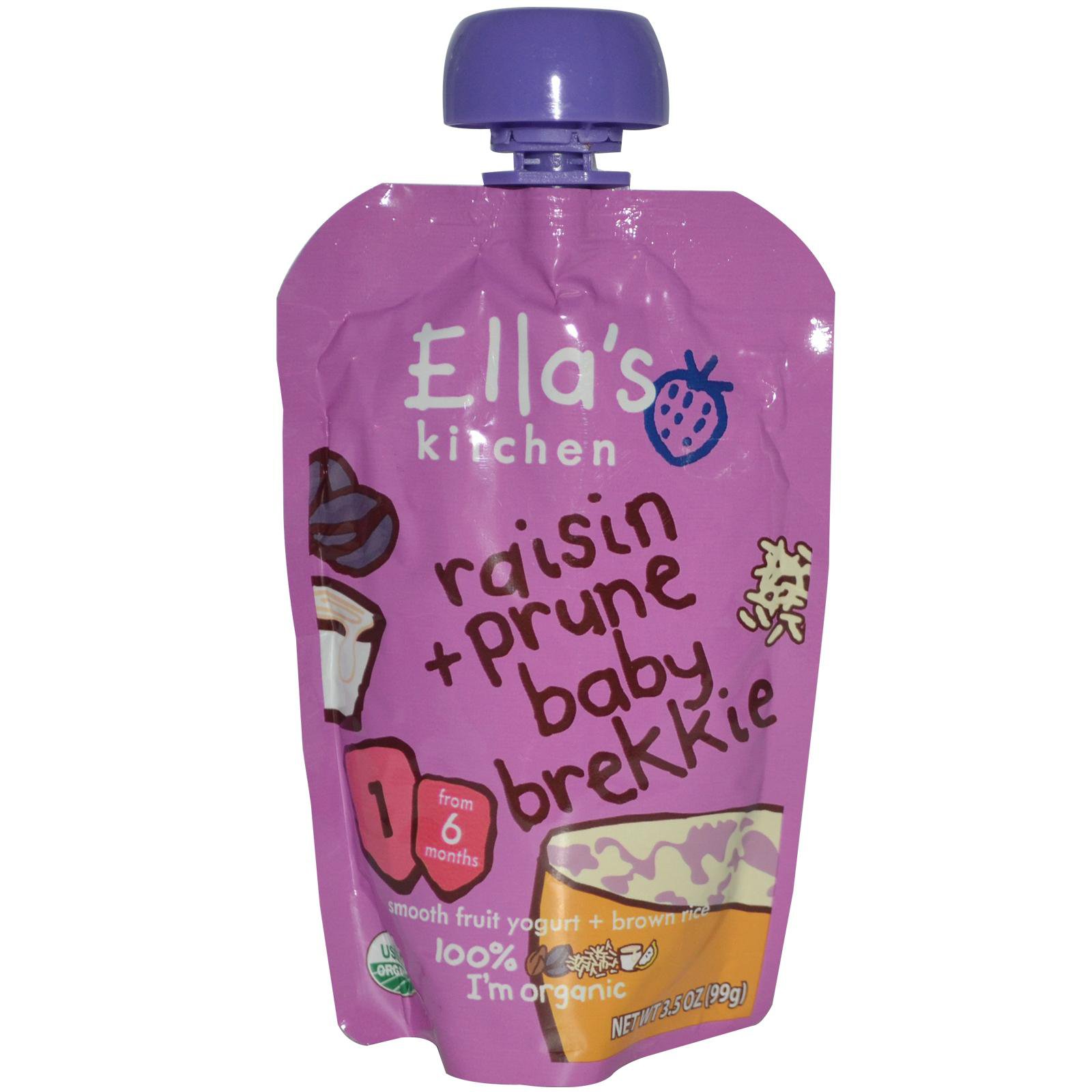 Ella's Kitchen Raisin & Prune Baby Brekkie - Shop Baby Food at H-E-B