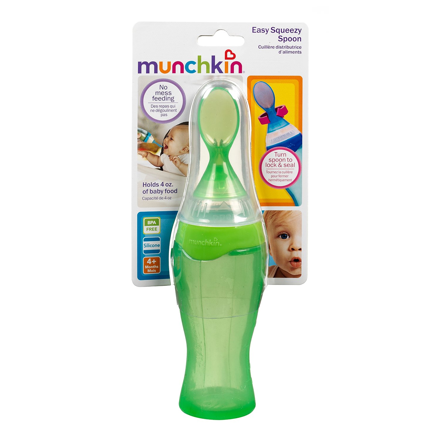 Munchkin Easy Squeezy Spoon (4+ Months), Assorted Colors - Shop Dishes ...