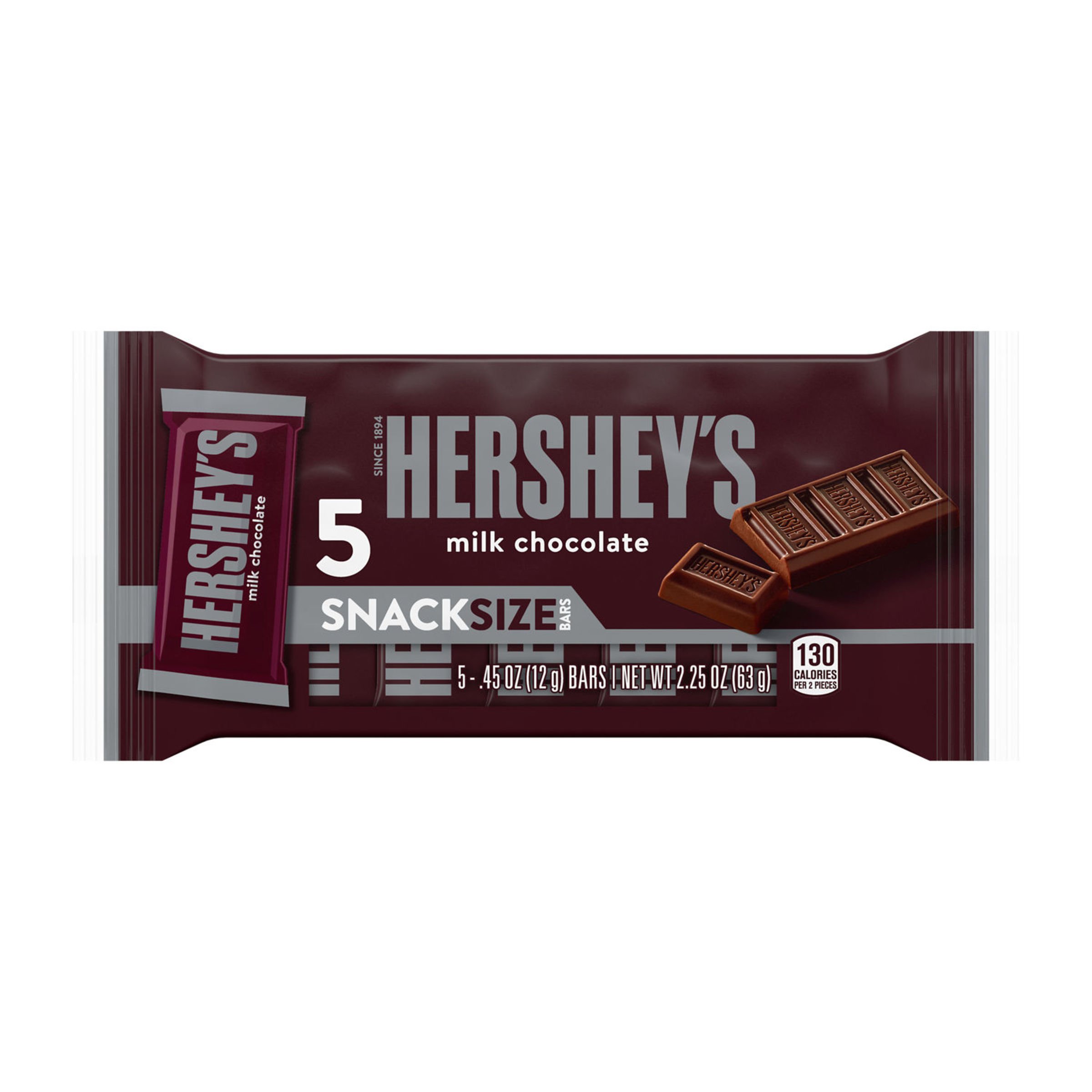 Hershey s 5 Ct Snack Size Milk Chocolate Bars Shop Candy At H E B