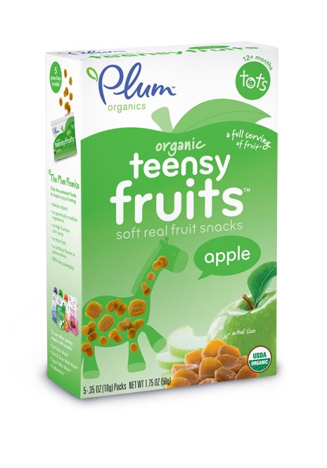 Plum Organics Tots Apple Teensy Fruits Snacks - Shop Toddler food at H-E-B