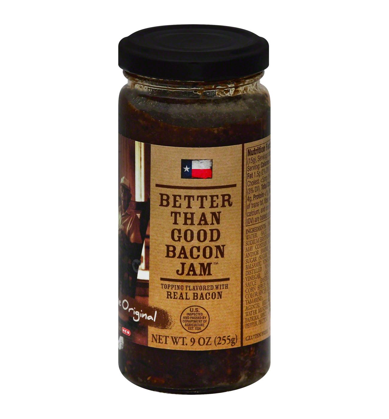 Better Than Good Original Bacon Jam - Shop Jelly & jam at H-E-B