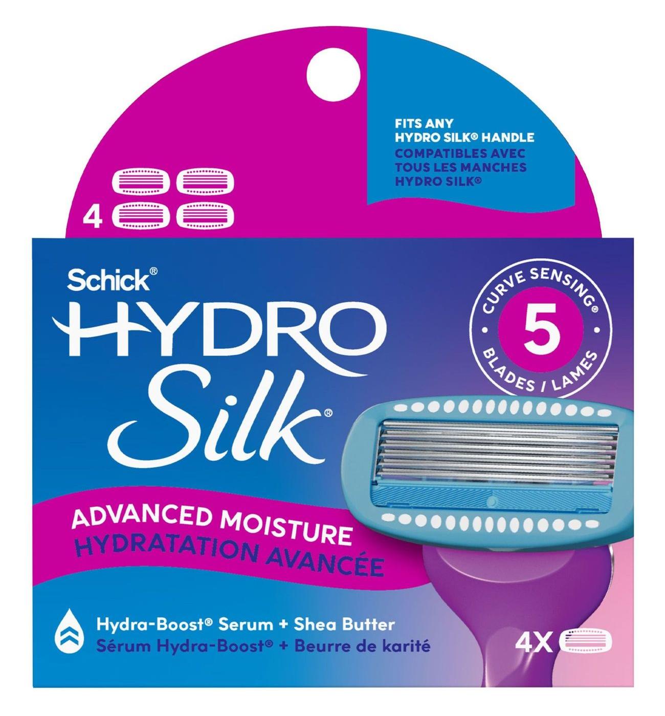 Schick Hydro Silk Moisture Care Razor Blade Refills - Shop Razors ...