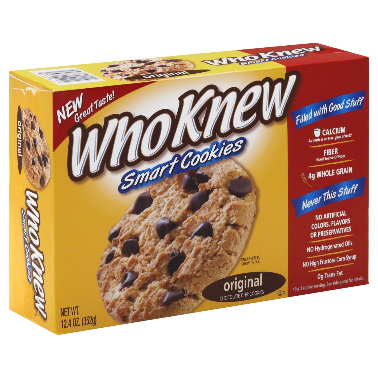 WhoKnew Original Chocolate Chip Smart Cookies - Shop Cookies at H-E-B
