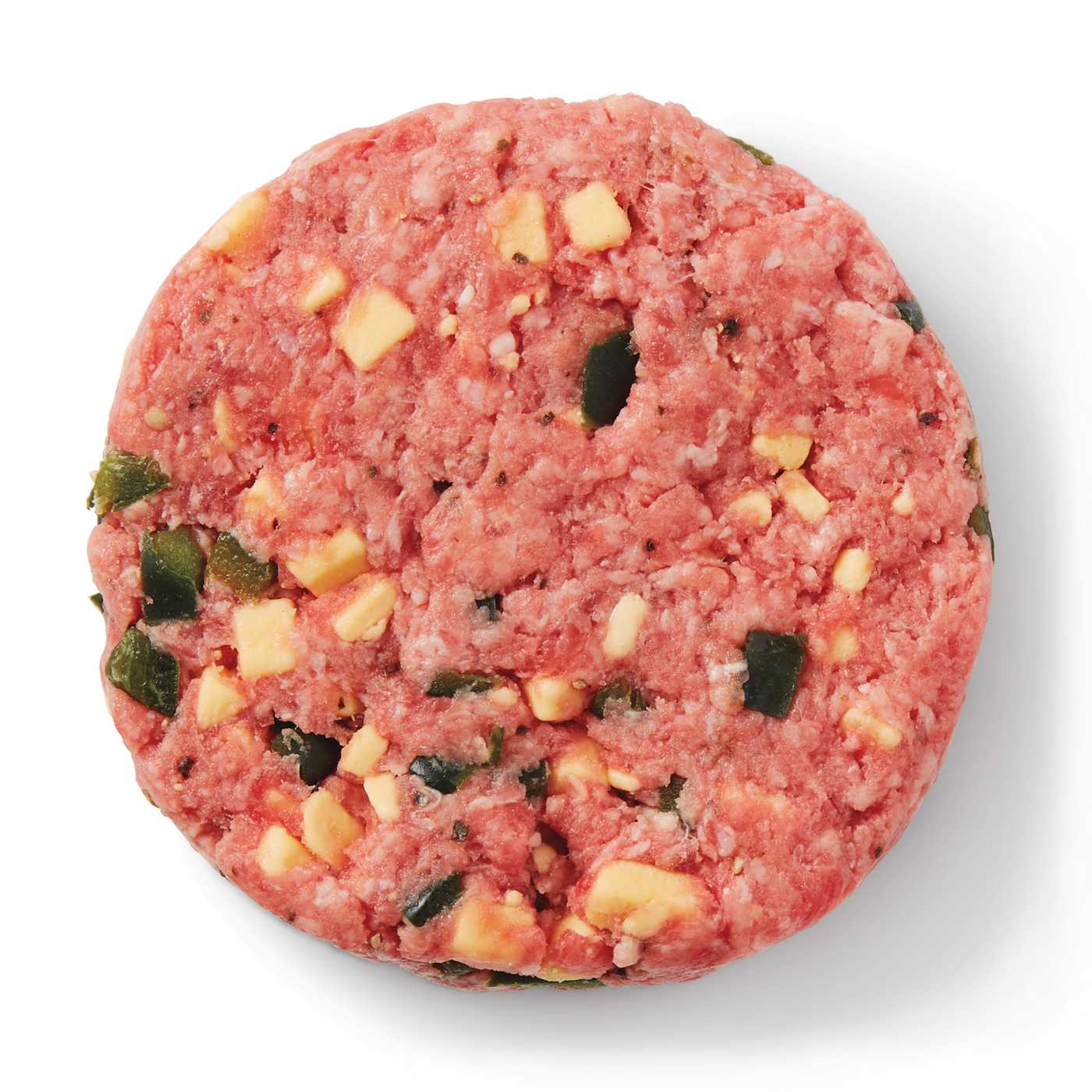 H-E-B Prime 1 Beef Burger Patty - Poblano Cheese - Shop Beef at H-E-B