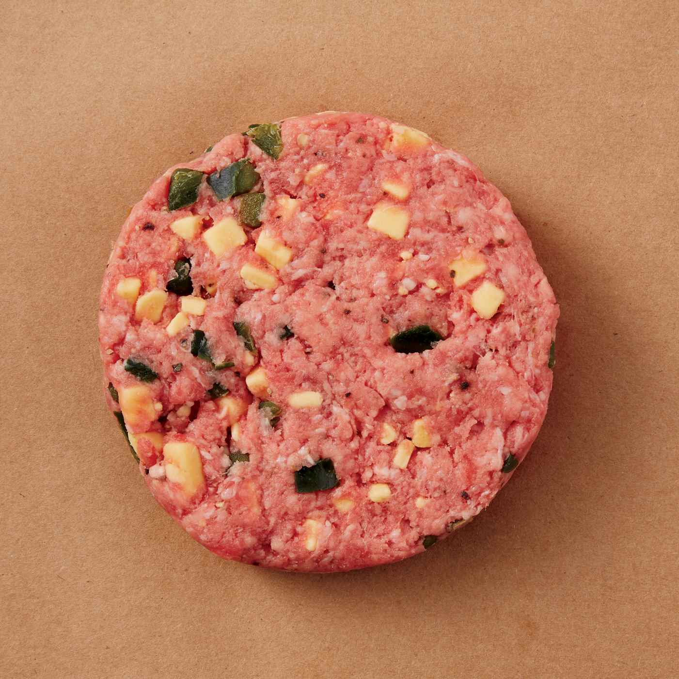 H-E-B Prime 1 Beef Burger Patty - Poblano Cheese - Shop Beef at H-E-B