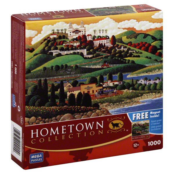 Mega Puzzles Hometown Collection 1000 Piece Puzzle, Assorted - Shop ...