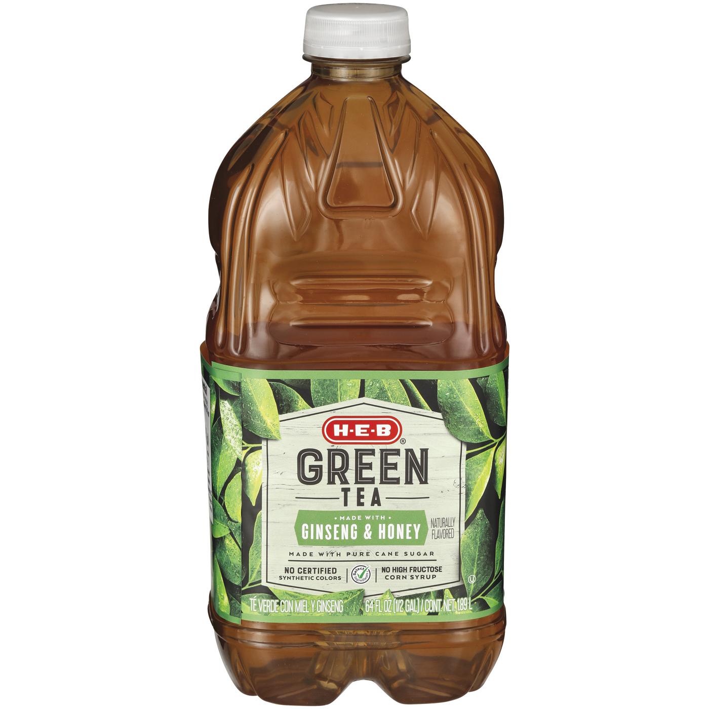 H-E-B Green Tea with Ginseng & Honey - Shop Tea at H-E-B