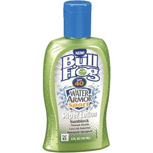 Bull Frog Water Armor Sport Super Lotion Sunblock SPF 40 - Shop Bath ...