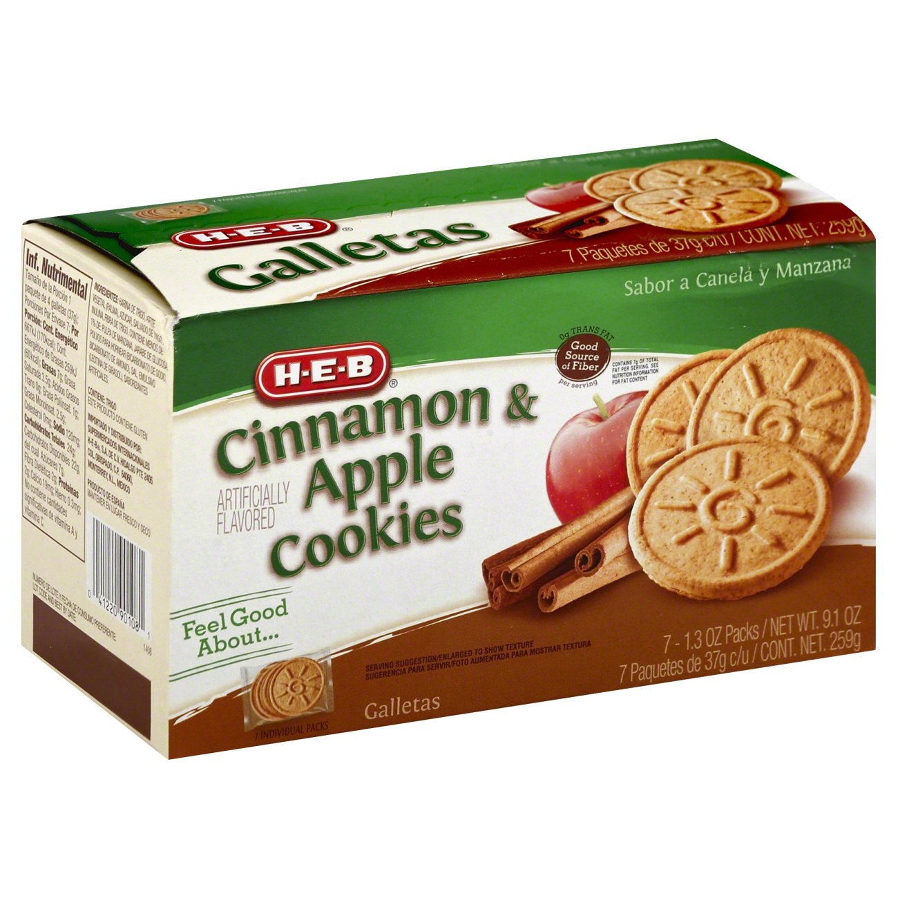 H-E-B Feel Good About Cinnamon and Apple Cookies - Shop Cookies at H-E-B