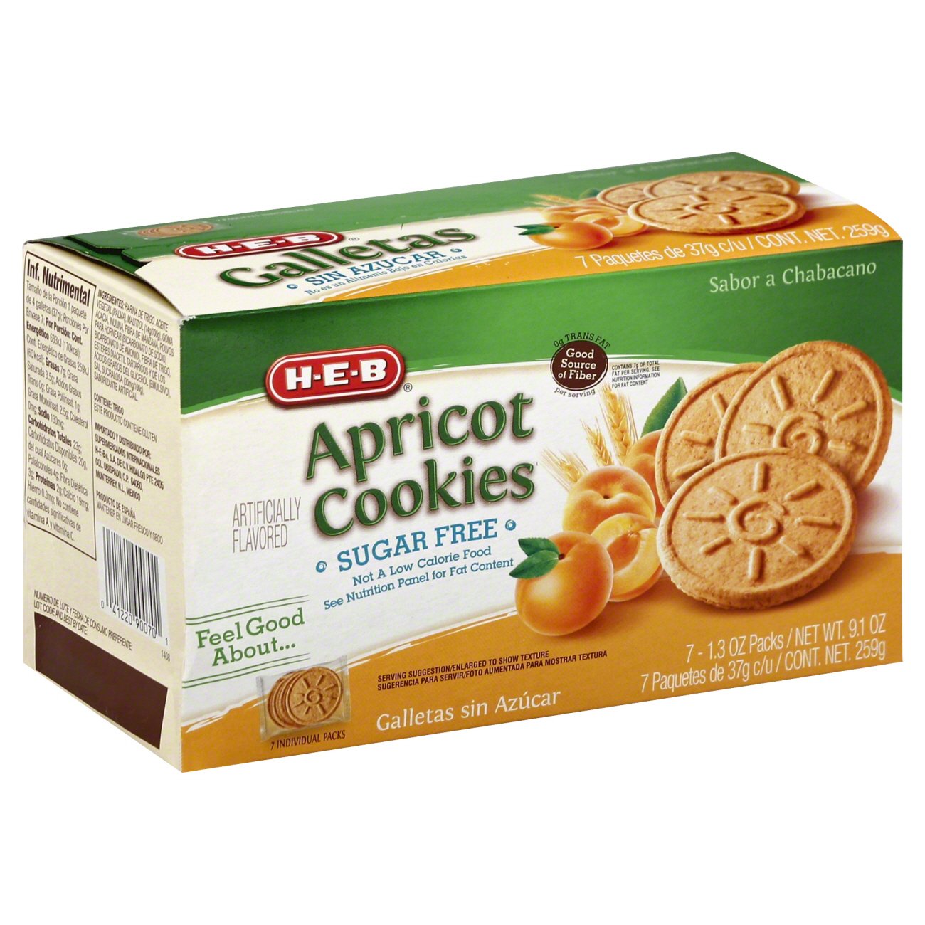 H-E-B Feel Good About Sugar Free Apricot Cookies - Shop Cookies at H-E-B