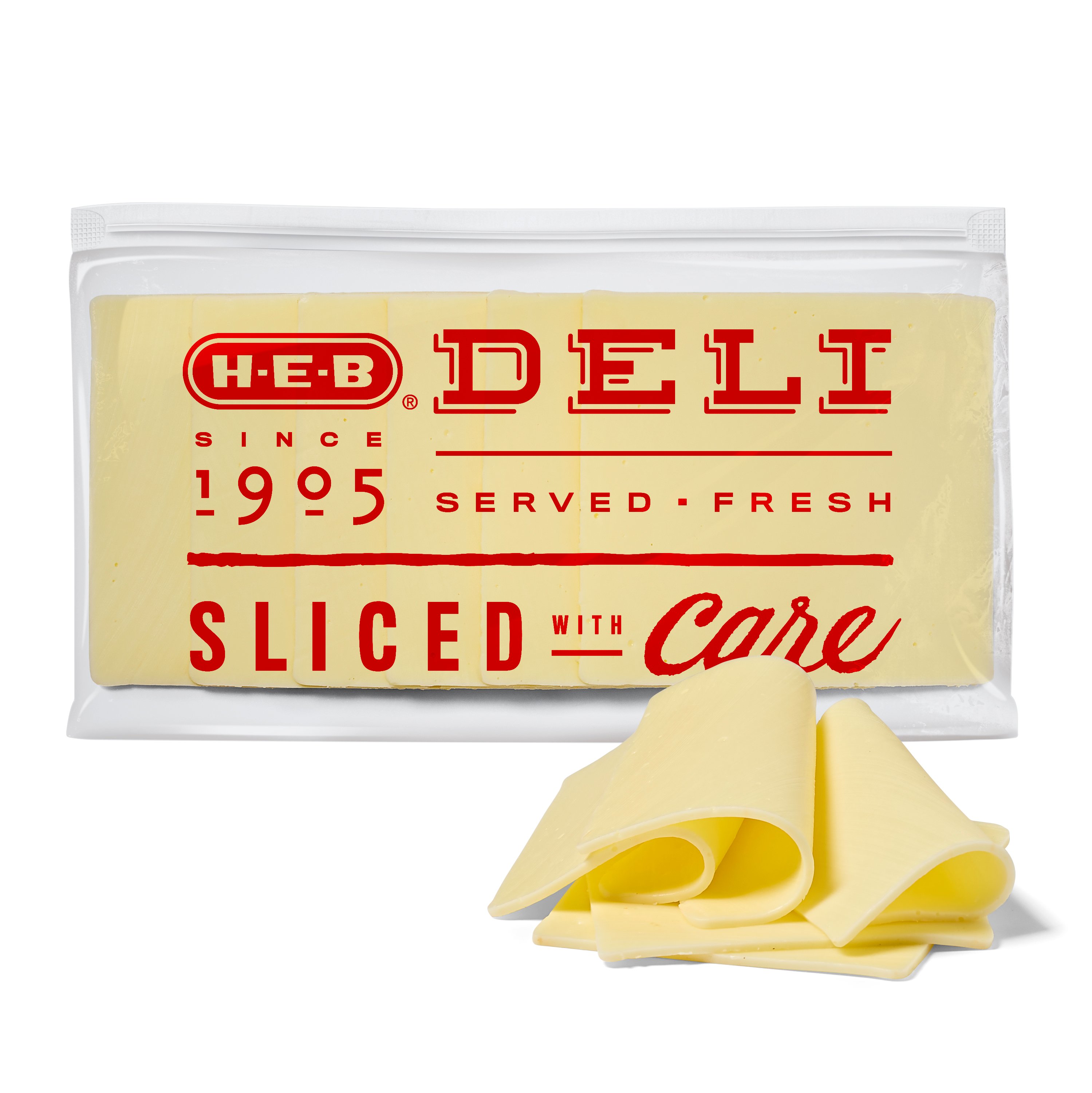 Hill Country Fare White American Cheese, Sandwich Sliced - Shop Cheese ...